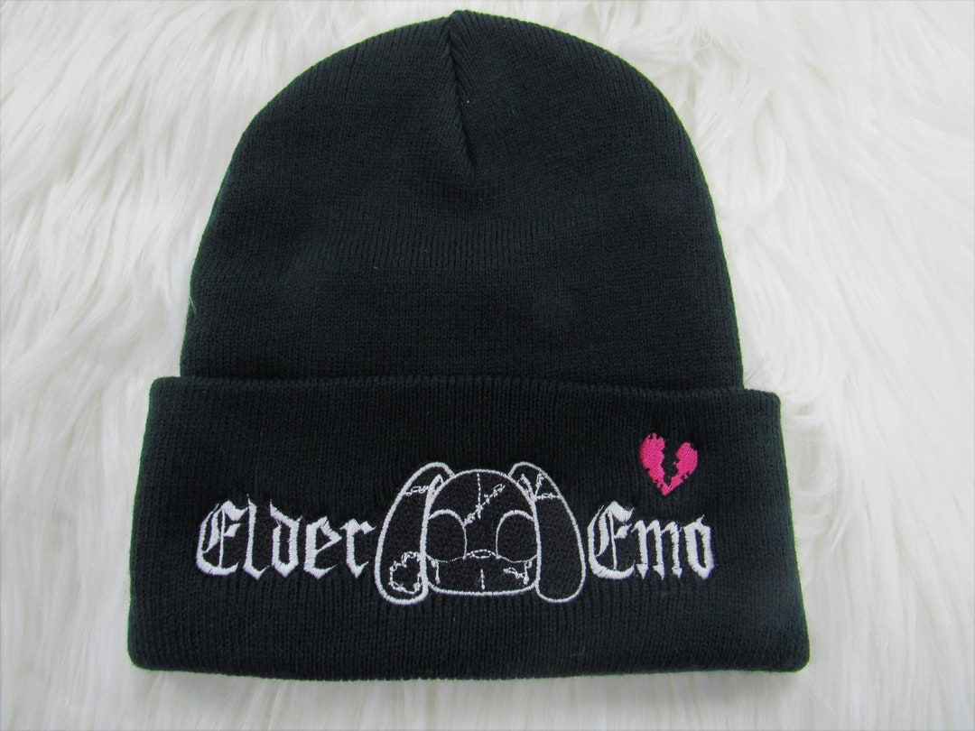 Elder Emo Beanie, Domestic Shipping Included - Etsy