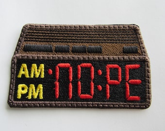 Alarm Clock Patch - Etsy