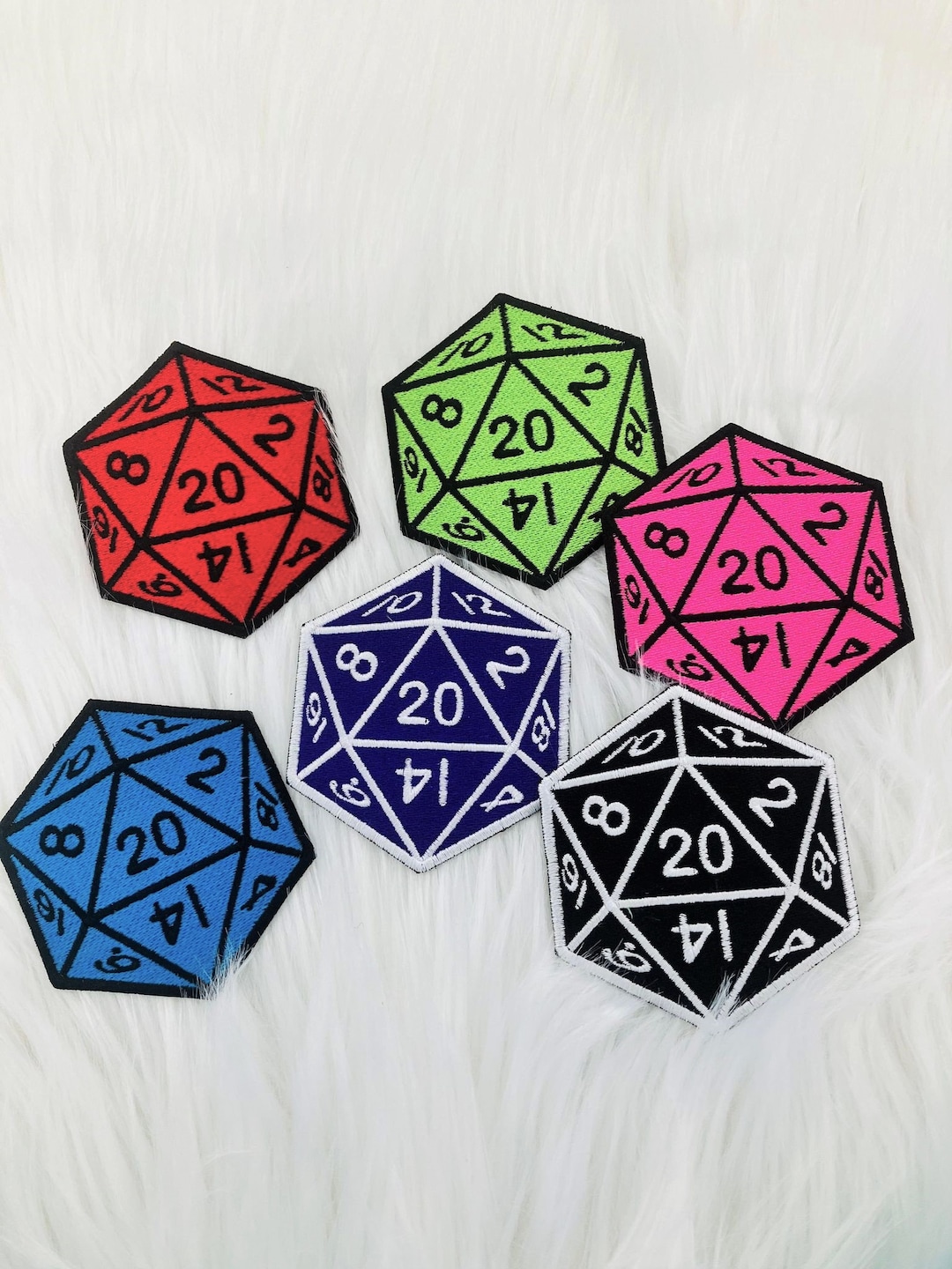 D20 Patch With Backing Options, Shipping Included - Etsy