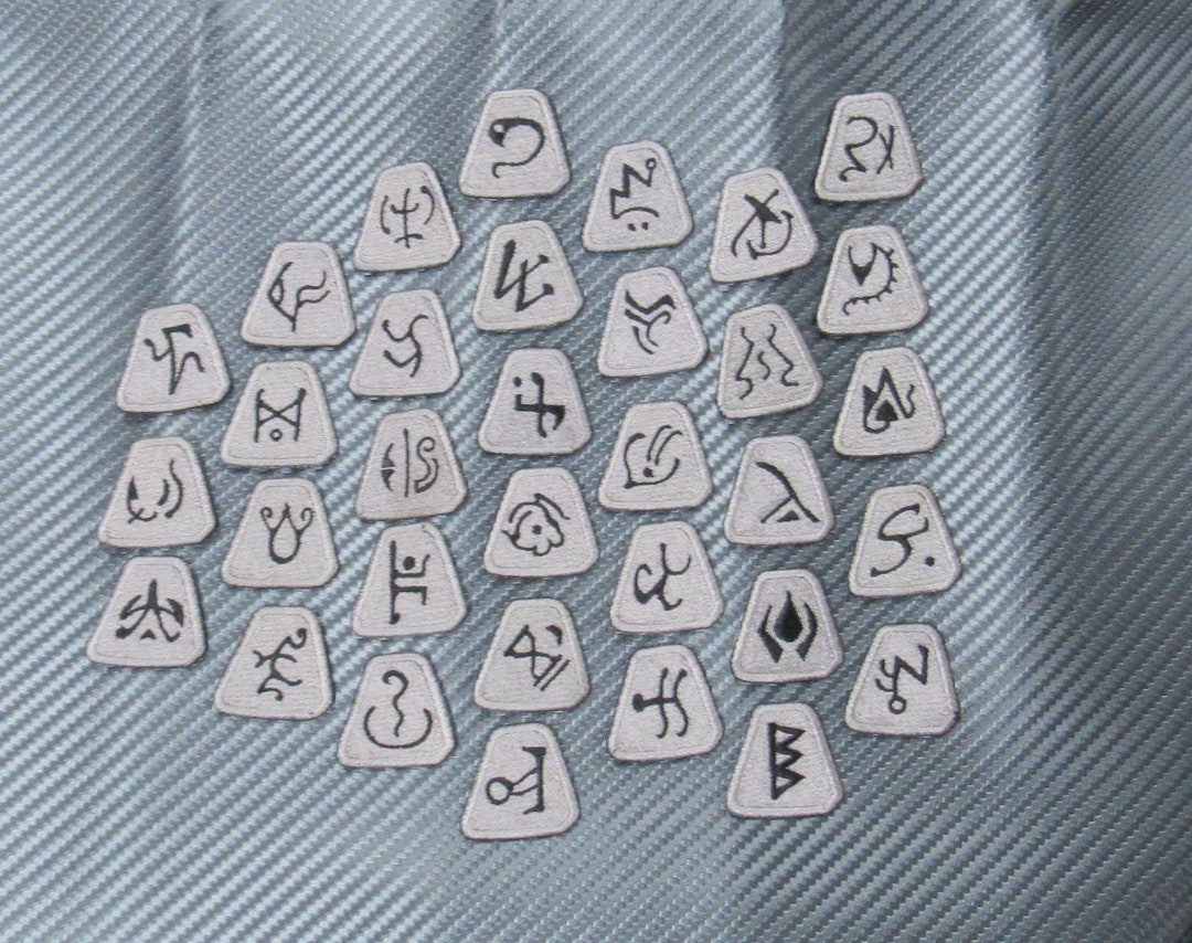 Mini Rune Patches 1 1/4" - Free Shipping - With Backing Options - Etsy