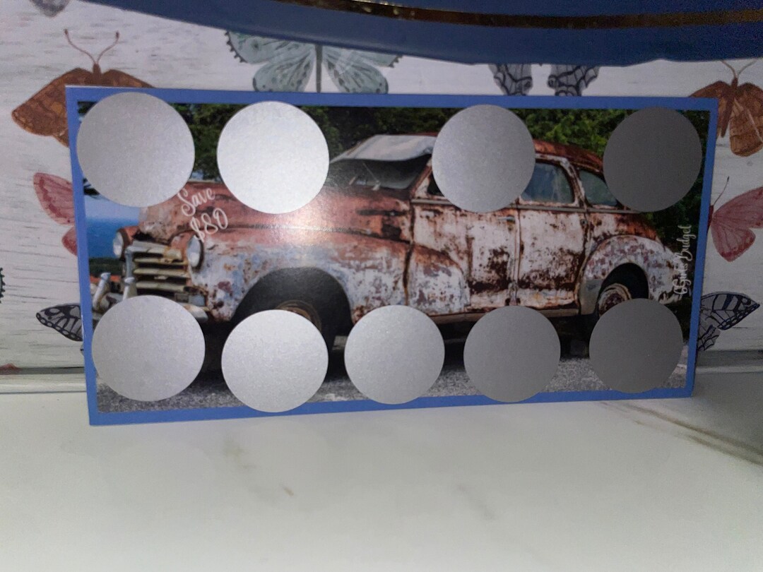 New Car Saving Challenge, New Car Scratch off Saving Challenge, Classic ...