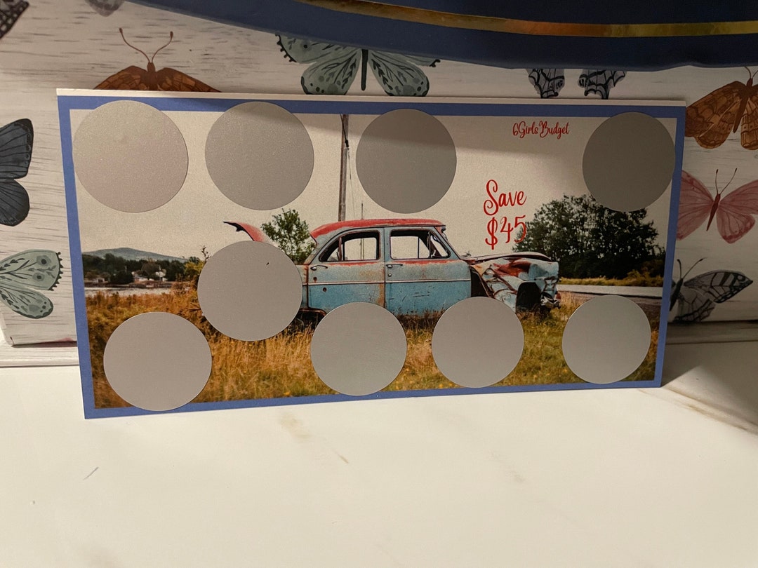 New Car Scratch off Saving Challenge, New Car Saving Challenge, Classic ...