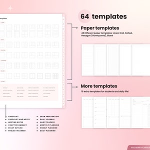 Student Digital Notebook, Notes for Students, College, Academic ...