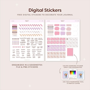 Digital Reading Journal Bundle, Book Review Journal, Reading Log ...