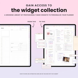 Undated Life Planner, Digital Portrait Planner, Customisable, Pastel ...