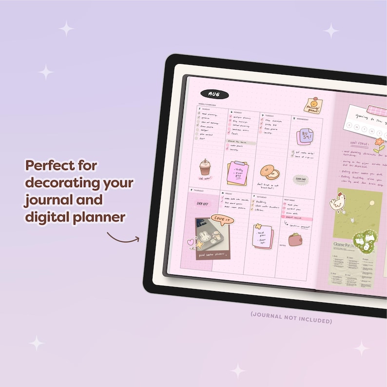 Cute Digital Stickers Vol.2 for Journaling and Digital Planner Stickers ...