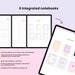 Undated Life Planner, Digital Portrait Planner, Customisable, Pastel ...
