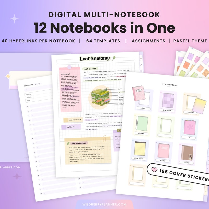 Purple Notebooks - Etsy