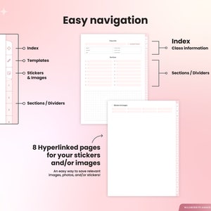 Student Digital Notebook, Notes for Students, College, Academic ...