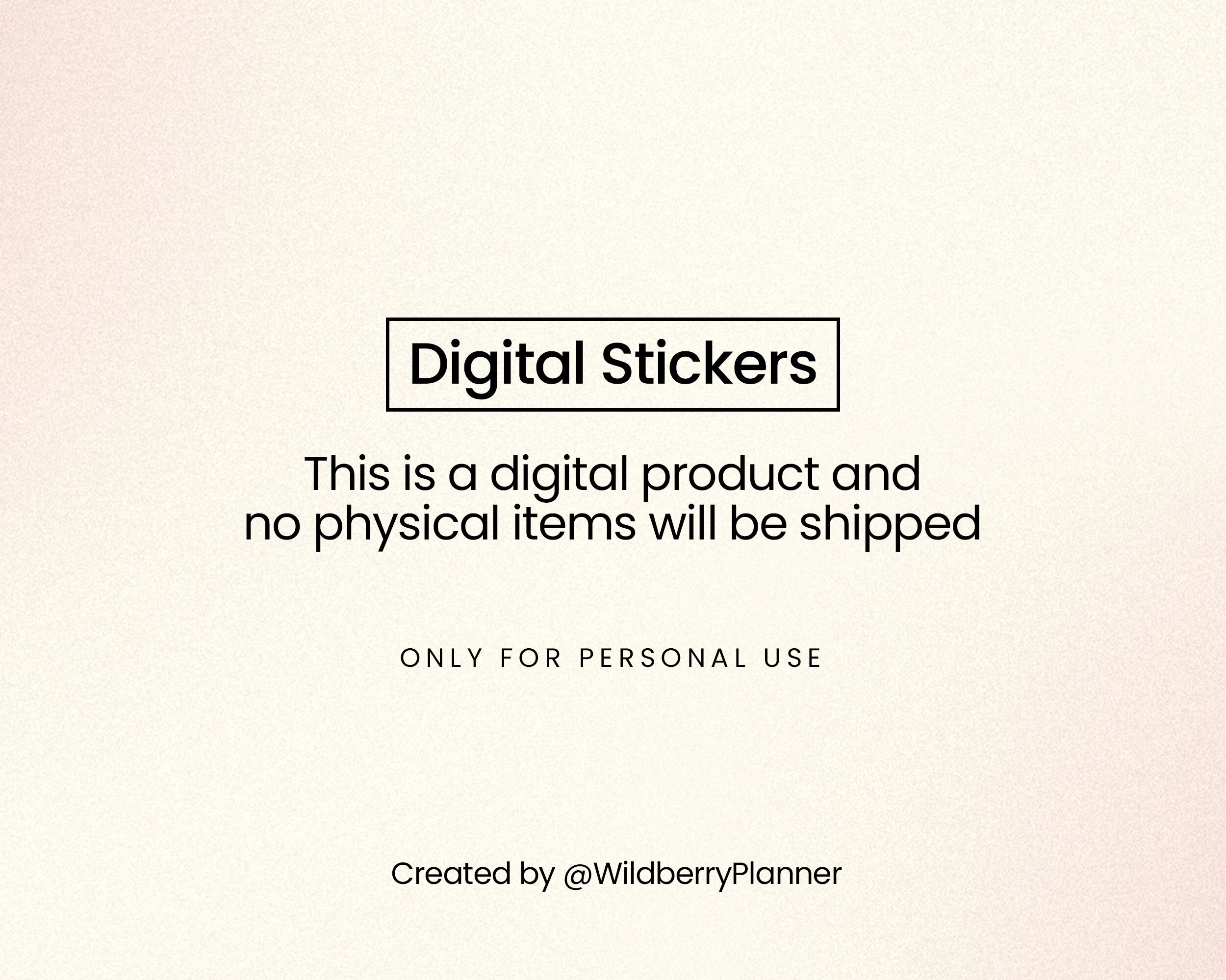 Digital Planner Sticky Notes, Pastel Stickers, Cute Stickers, Goodnotes ...