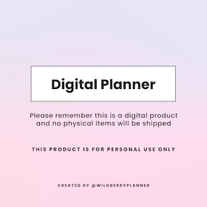 Undated Life Planner, Digital Portrait Planner, Customisable, Pastel ...