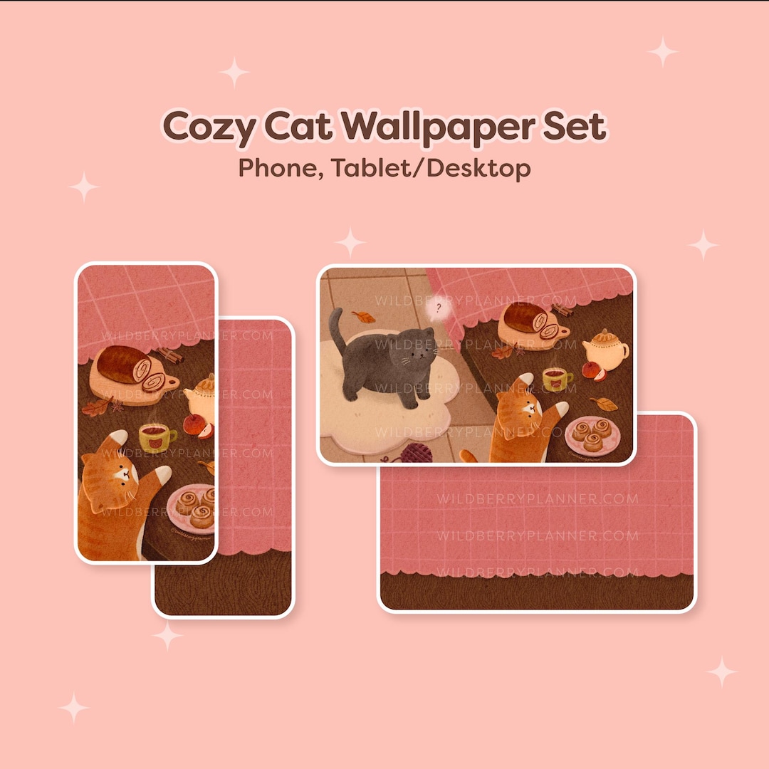 Cozy Cat Wallpapers, Phone, Ipad, Tablet, Desktop, Android, Wallpaper ...