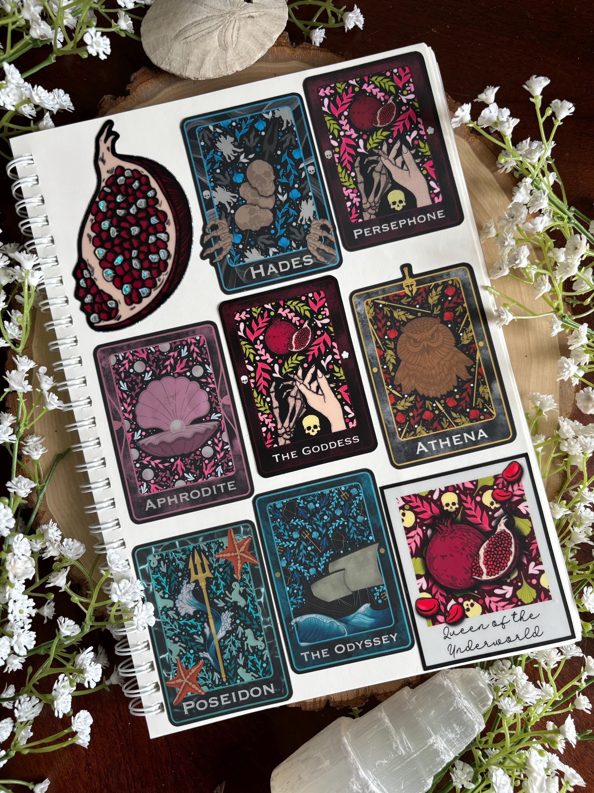 Greek God and Goddess FOILED Stickers || Waterproof, Weatherproof ...