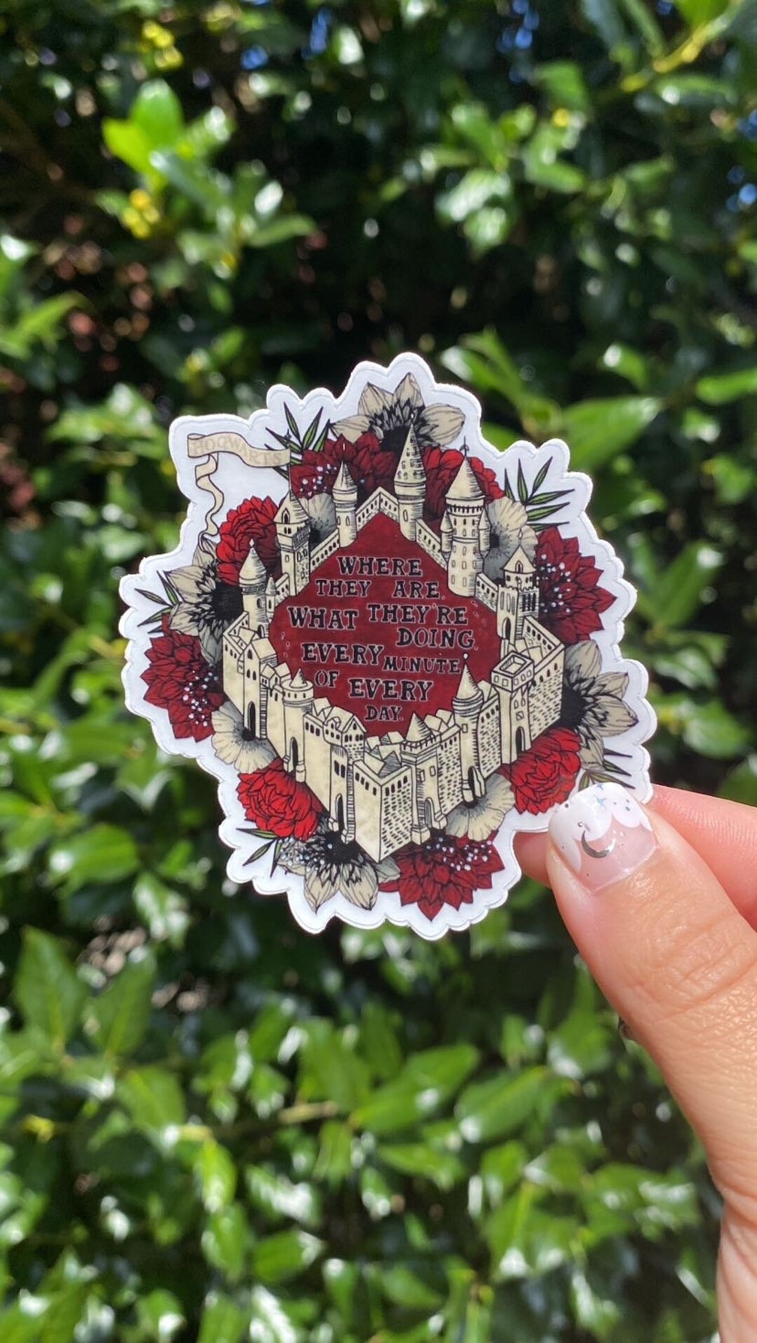 Castle Map Logo CLEAR Vinyl - Etsy