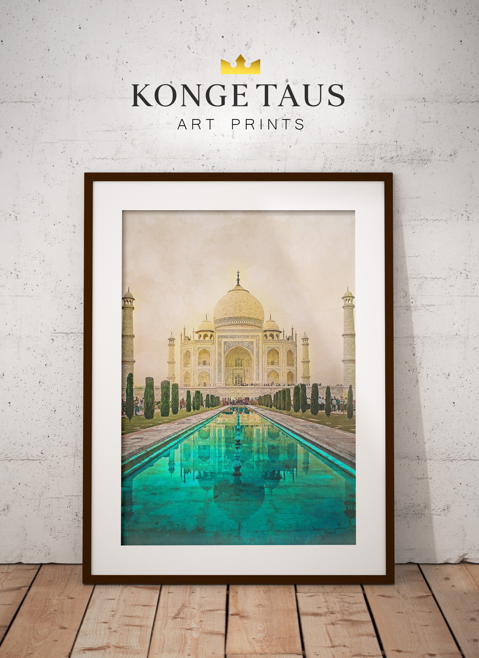 Printable Taj Mahal Wall Art, Printable Wall Art, India Art Print ...