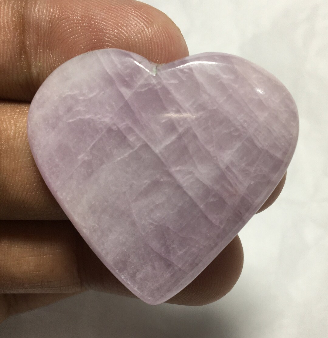 Rabiyajewels Kunzite Mini Heart/high Quality Kunzite/lilac Kunzite ...