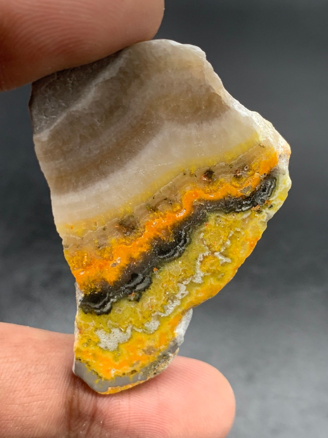 Top Quality Bumble Bee Jasper Slab, Bumble Bee Jasper Slice, Raw Bumble Bee Jasper, Bumble Bee ...