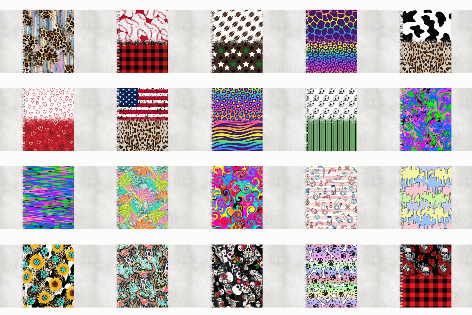 100 Note Book Sublimation Design Bundle, Note Book Bundle, Note Book ...