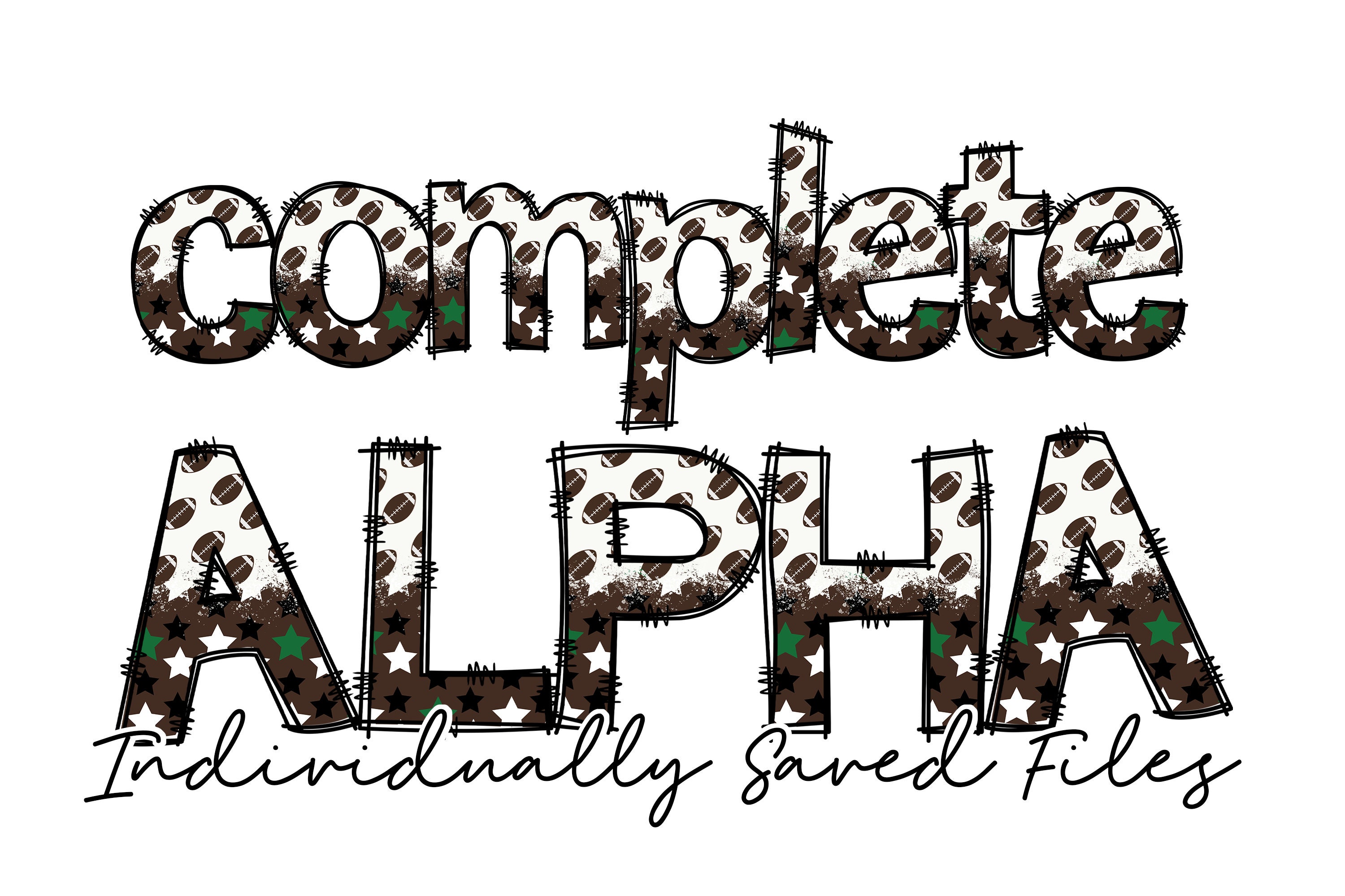 Doodle Letters PNG, Alphabet Letters, Doodle Alpha Png, Sublimation ...