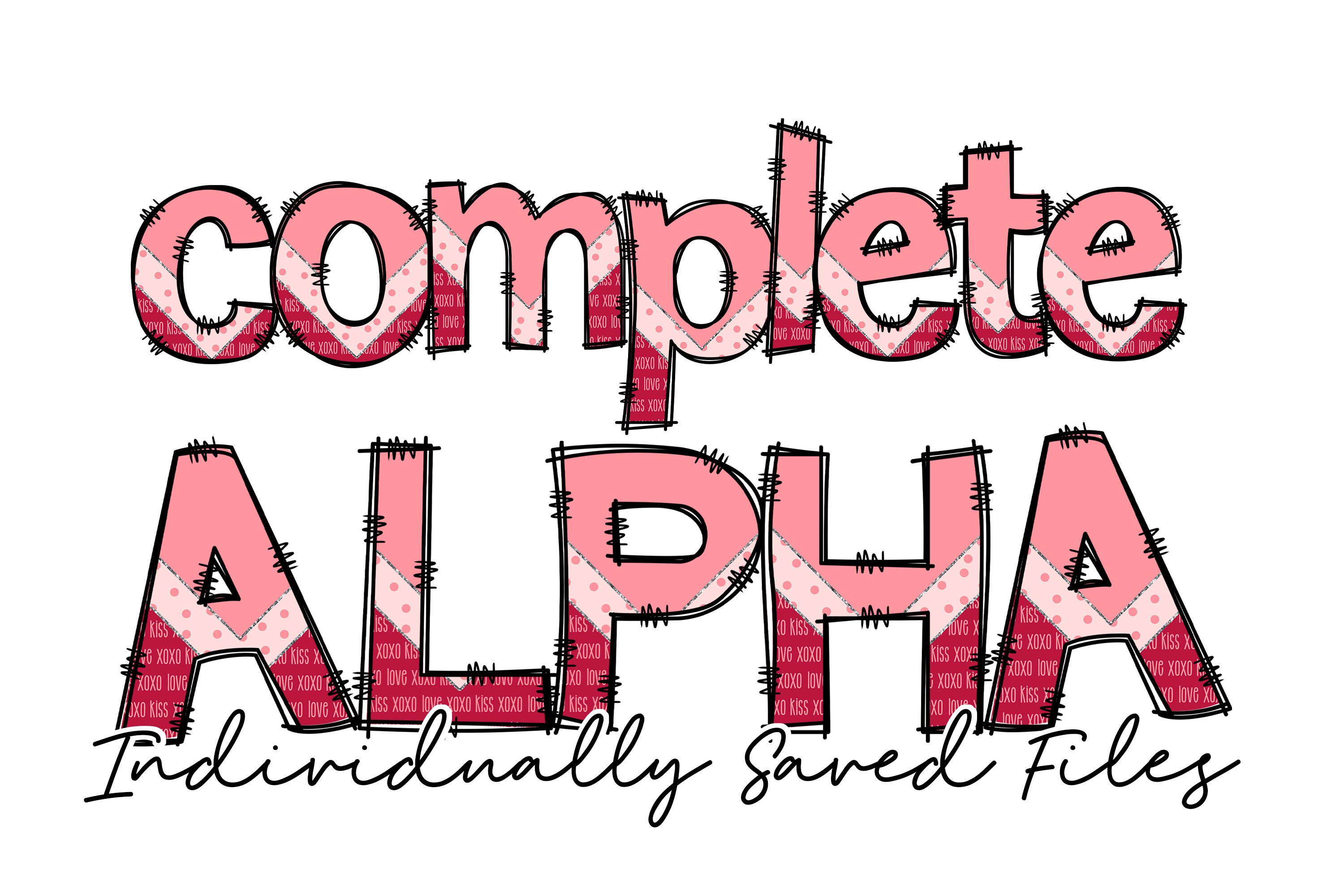 Doodle Letters PNG, Alphabet Letters, Doodle Alpha Png, Sublimation ...