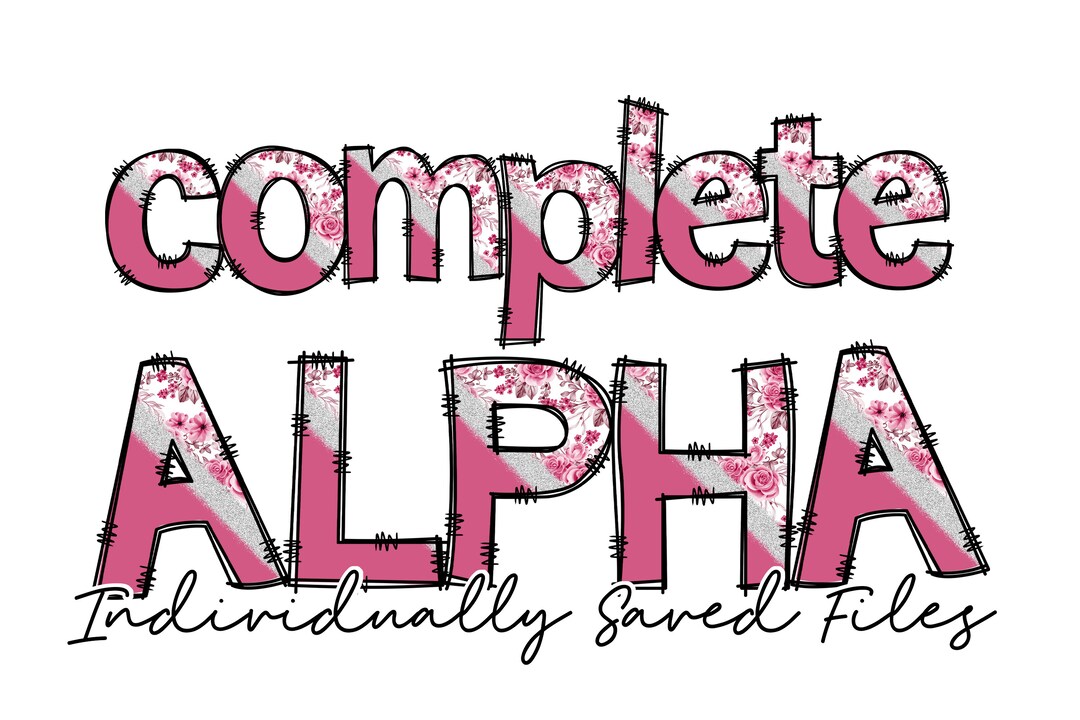 Doodle Letters PNG, Alphabet Letters, Doodle Alpha Png, Sublimation ...
