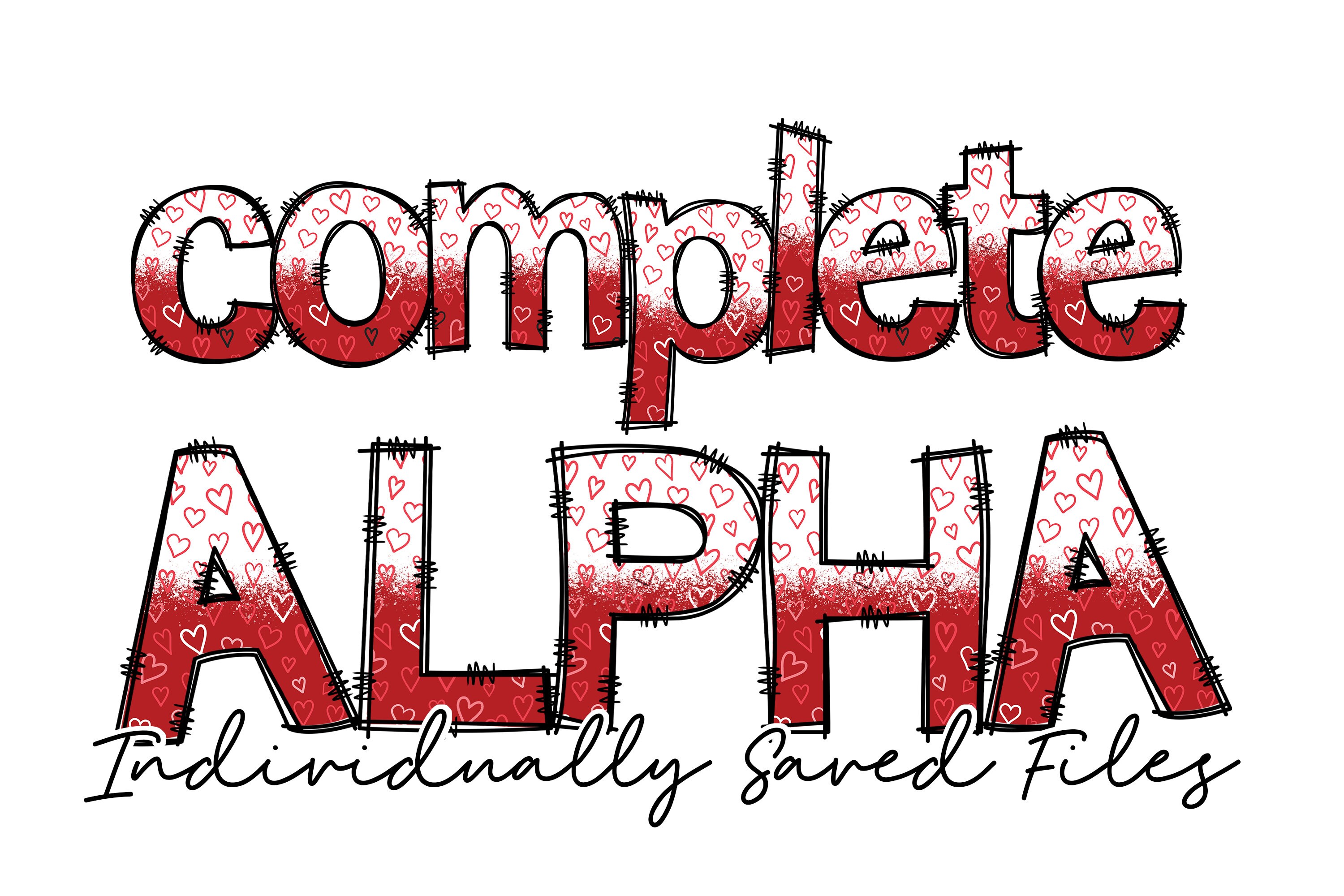 Doodle Letters PNG, Alphabet Letters, Doodle Alpha Png, Sublimation ...