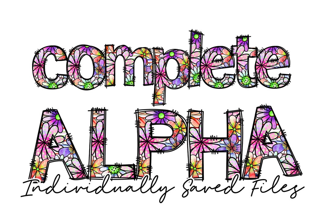 Doodle Letters PNG, Alphabet Letters, Doodle Alpha Png, Sublimation ...