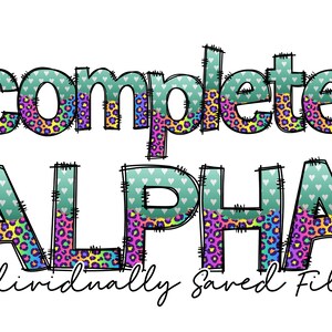 Doodle Letters PNG, Alphabet Letters, Doodle Alpha Png, Sublimation ...