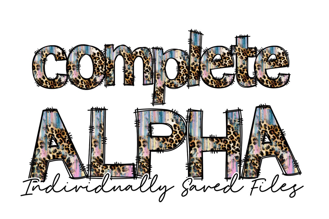 Doodle Letters PNG, Alphabet Letters, Doodle Alpha Png, Sublimation ...