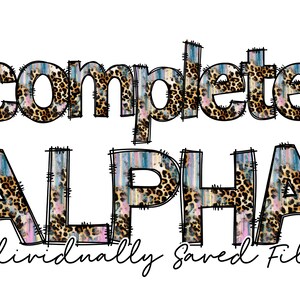 Doodle Letters PNG, Alphabet Letters, Doodle Alpha Png, Sublimation ...