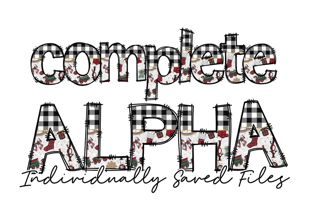 Doodle Letters PNG, Alphabet Letters, Doodle Alpha Png, Sublimation ...
