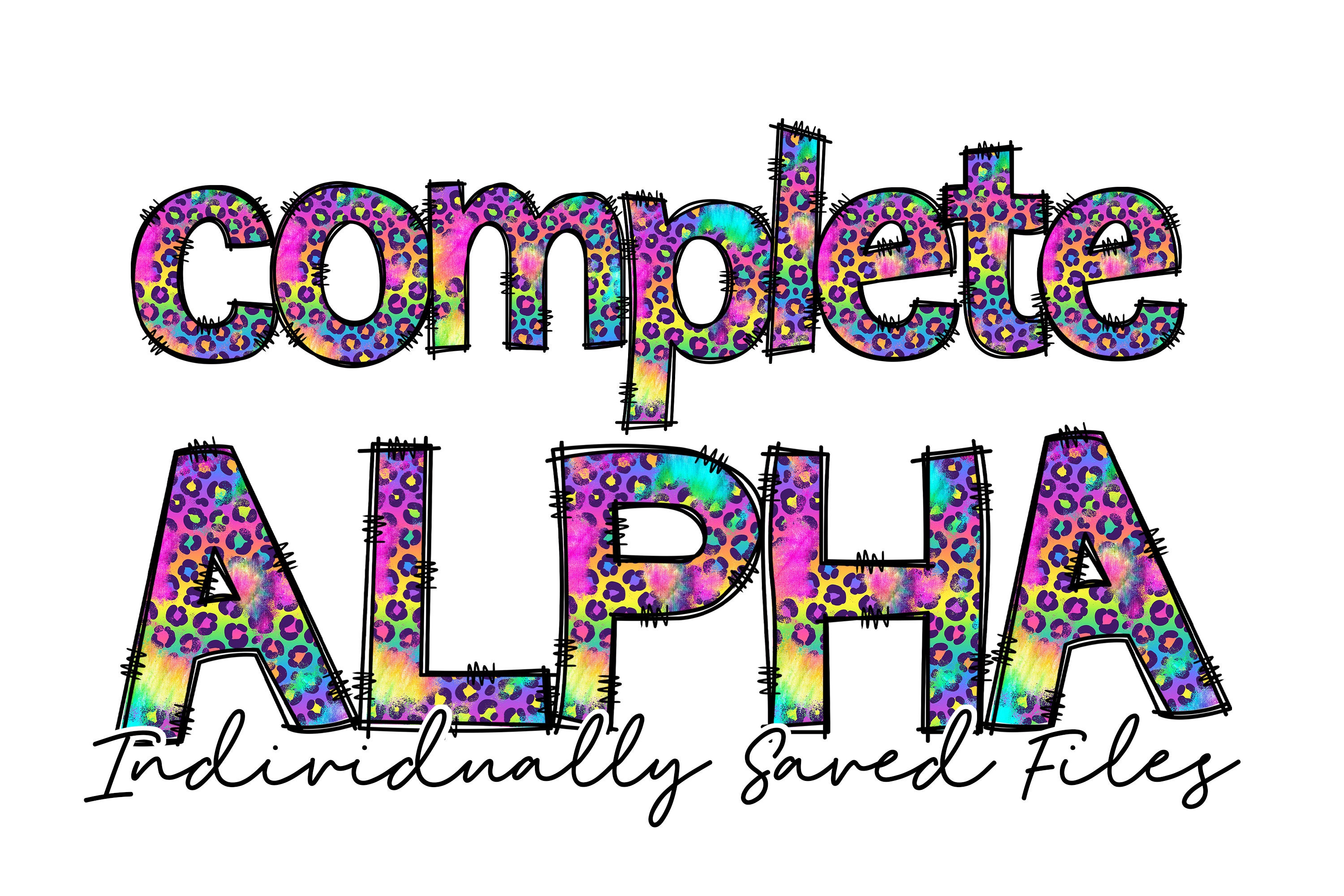 Doodle Letters PNG, Alphabet Letters, Doodle Alpha Png, Sublimation ...