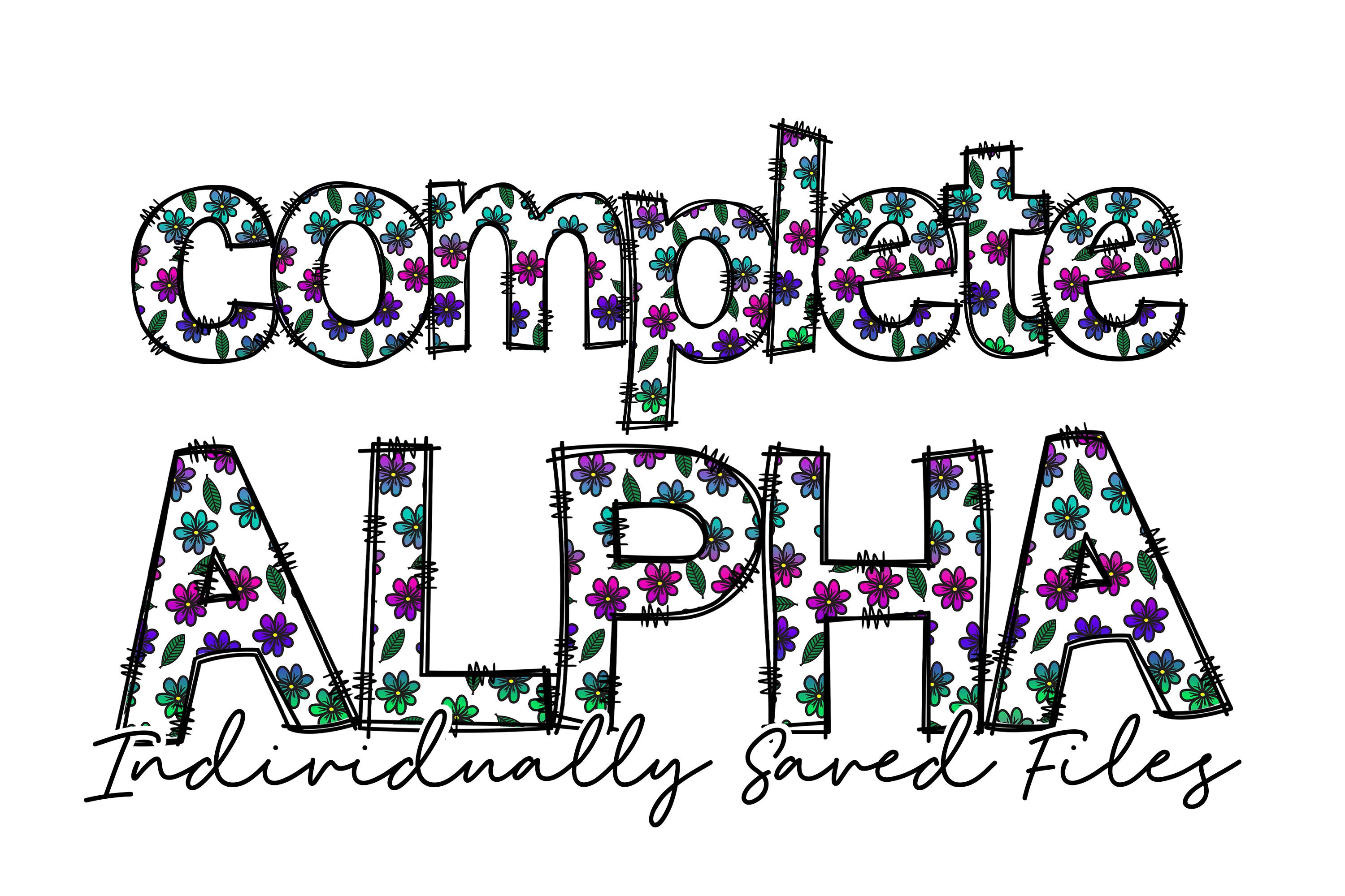 Doodle Letters PNG, Alphabet Letters, Doodle Alpha Png, Sublimation ...