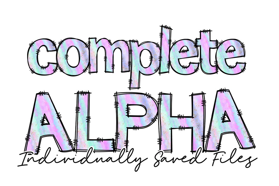 Doodle Letters PNG, Alphabet Letters, Doodle Alpha Png, Sublimation ...