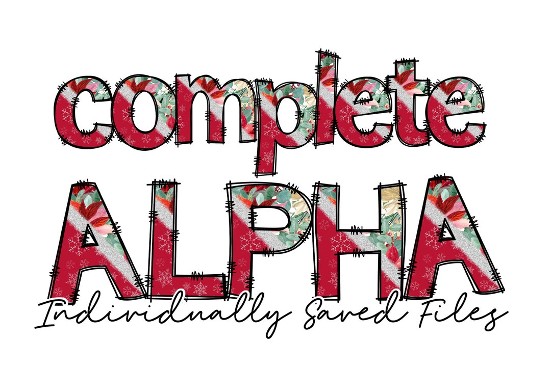 Doodle Letters PNG, Alphabet Letters, Doodle Alpha Png, Sublimation ...