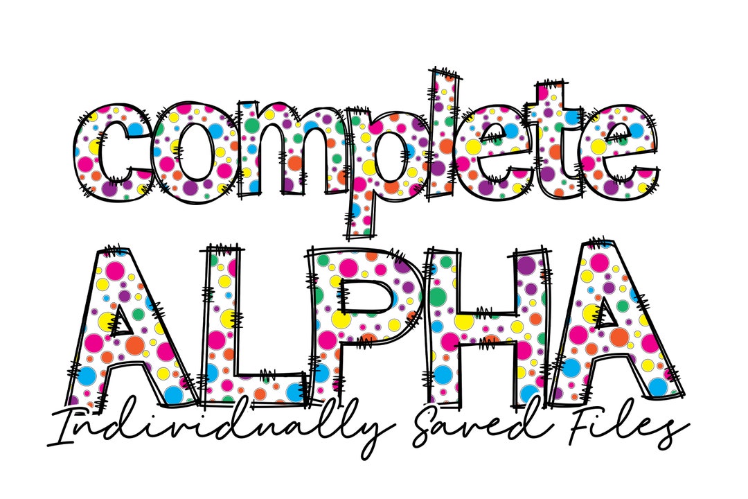 Doodle Letters PNG, Alphabet Letters, Doodle Alpha Png, Sublimation ...
