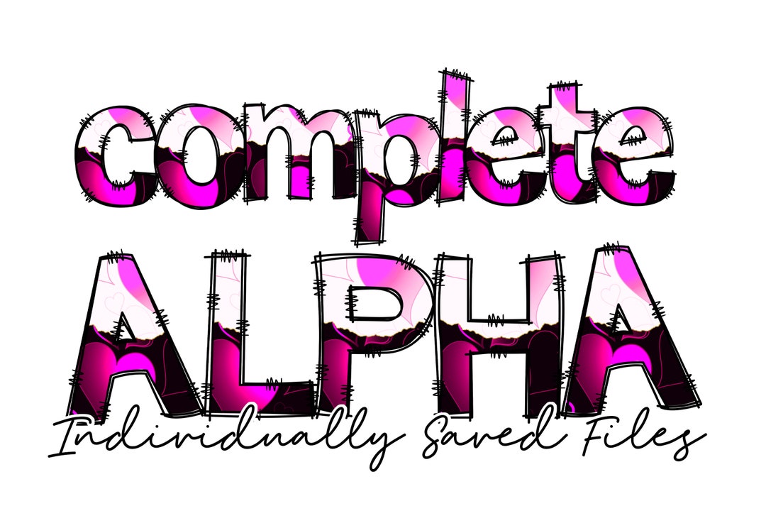 Doodle Letters PNG, Alphabet Letters, Doodle Alpha Png, Sublimation ...