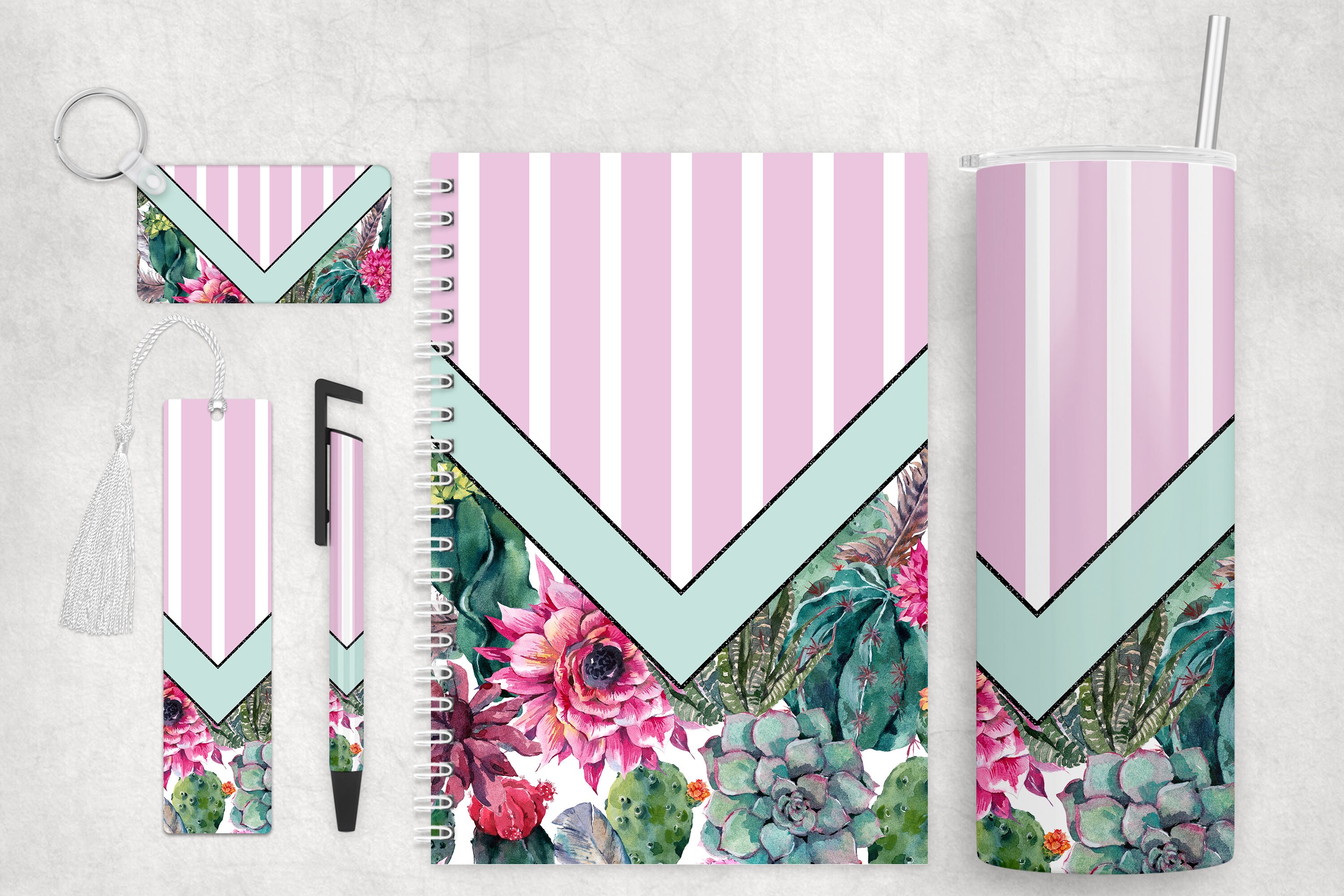 1 Cover Book Set Sublimation Design, Book Mark, Note Book, Key Ring Rec ...