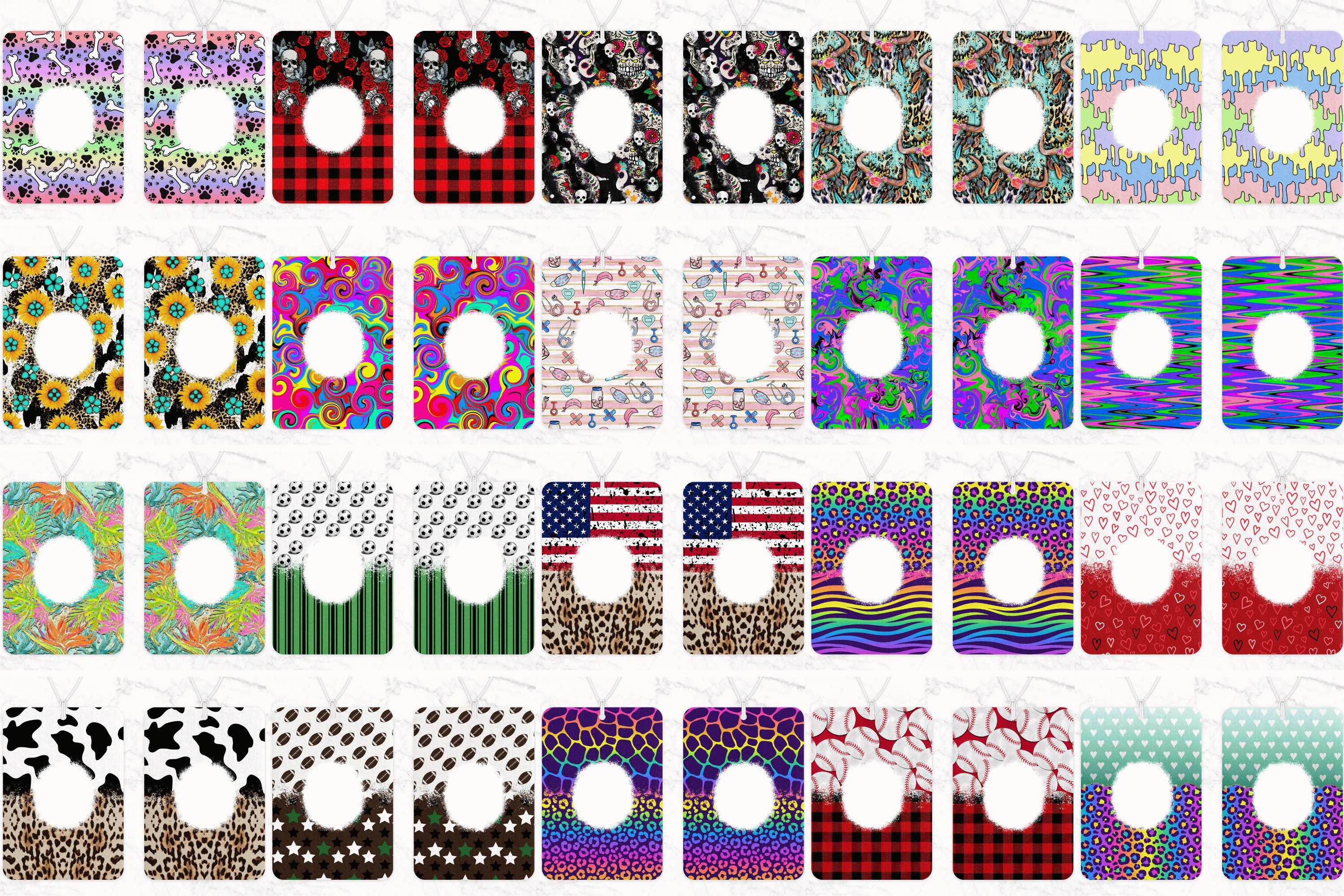 100 Air Freshener Bleach Sublimation Design Bundle, Air Freshener ...