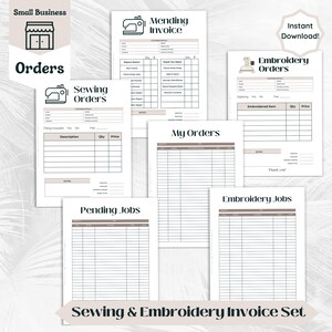 Seamstress Business Invoice - Sewing Invoice Template Download ...