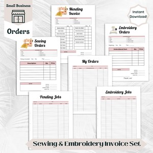 Seamstress Business Invoice - Sewing Invoice Template Download ...