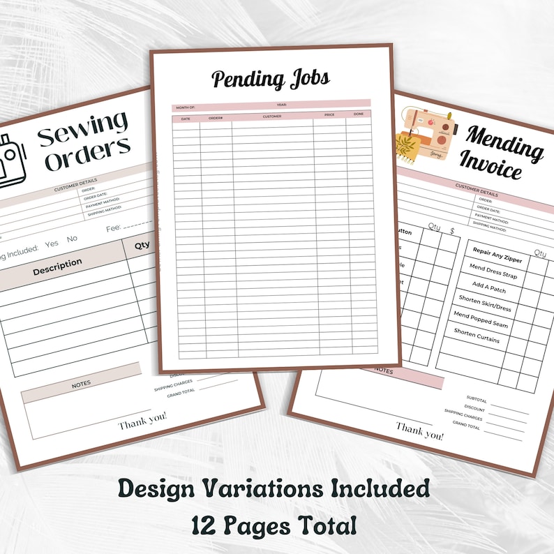 Seamstress Business Invoice - Sewing Invoice Template Download ...