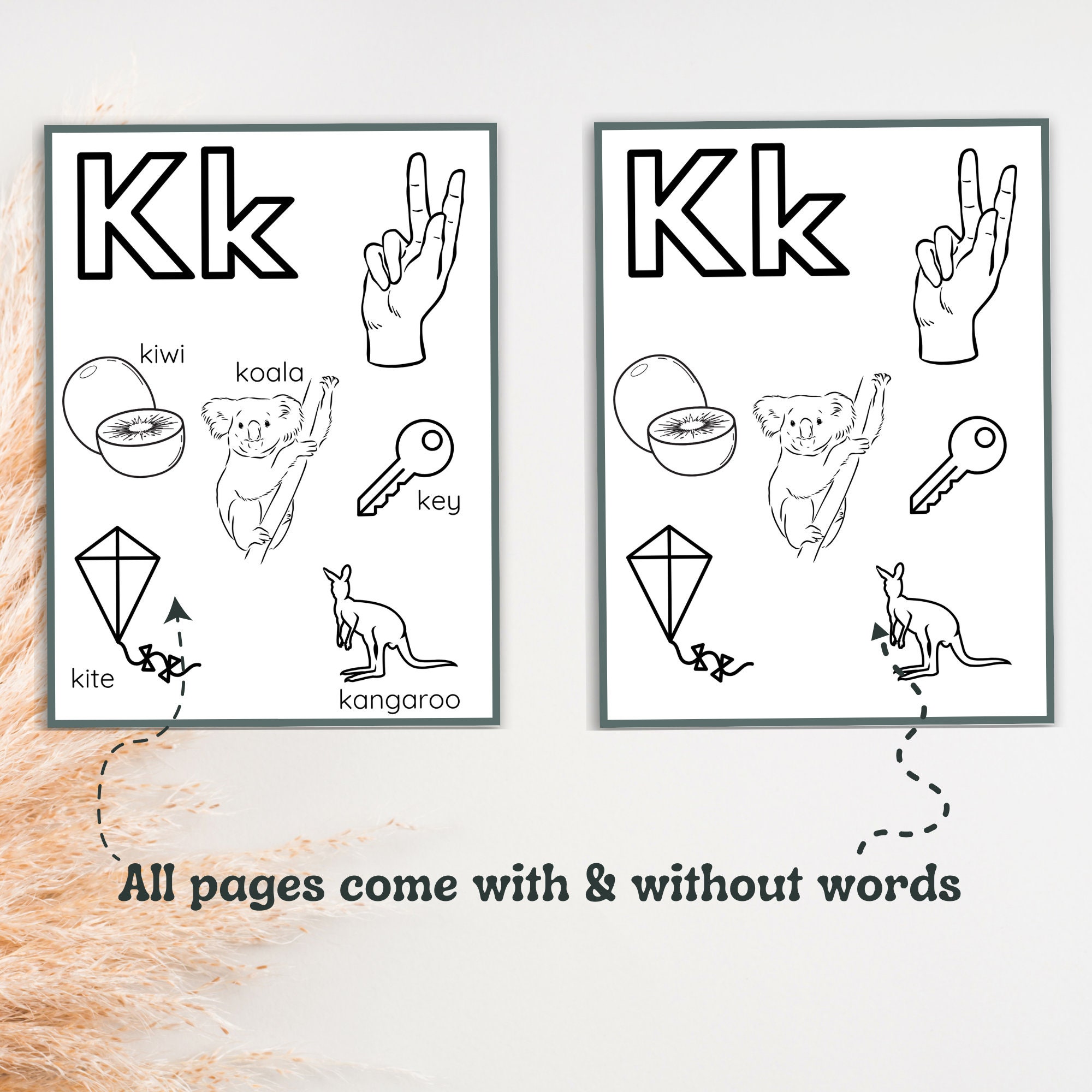 Alphabet Coloring Pages - Preschool Printable Activity - Homeschool ...