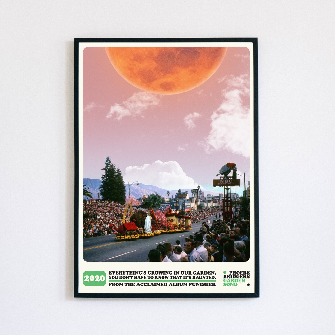 Phoebe Bridgers - Garden Song - A3 | A4 Poster - Etsy