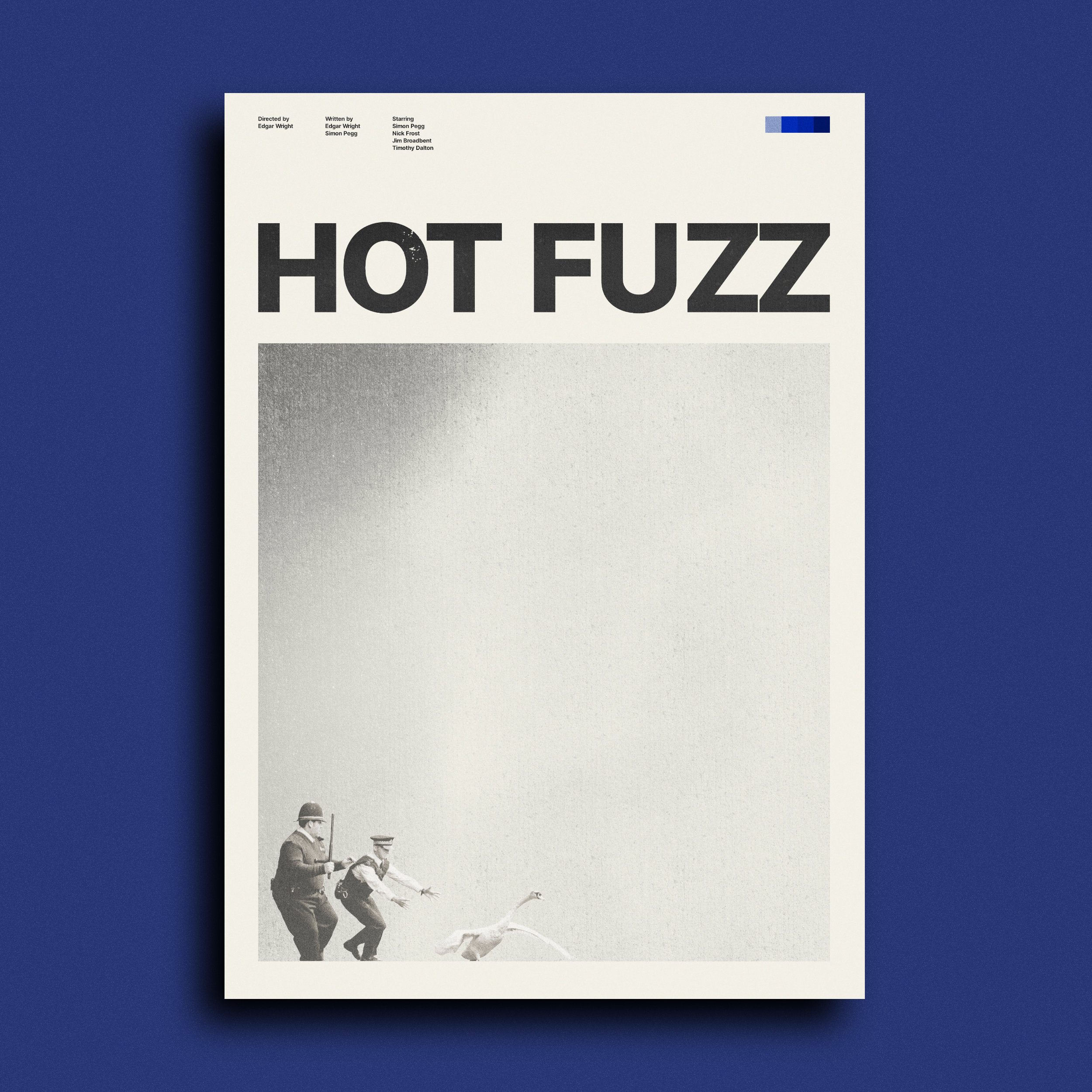 Hot Fuzz Minimalist Poster