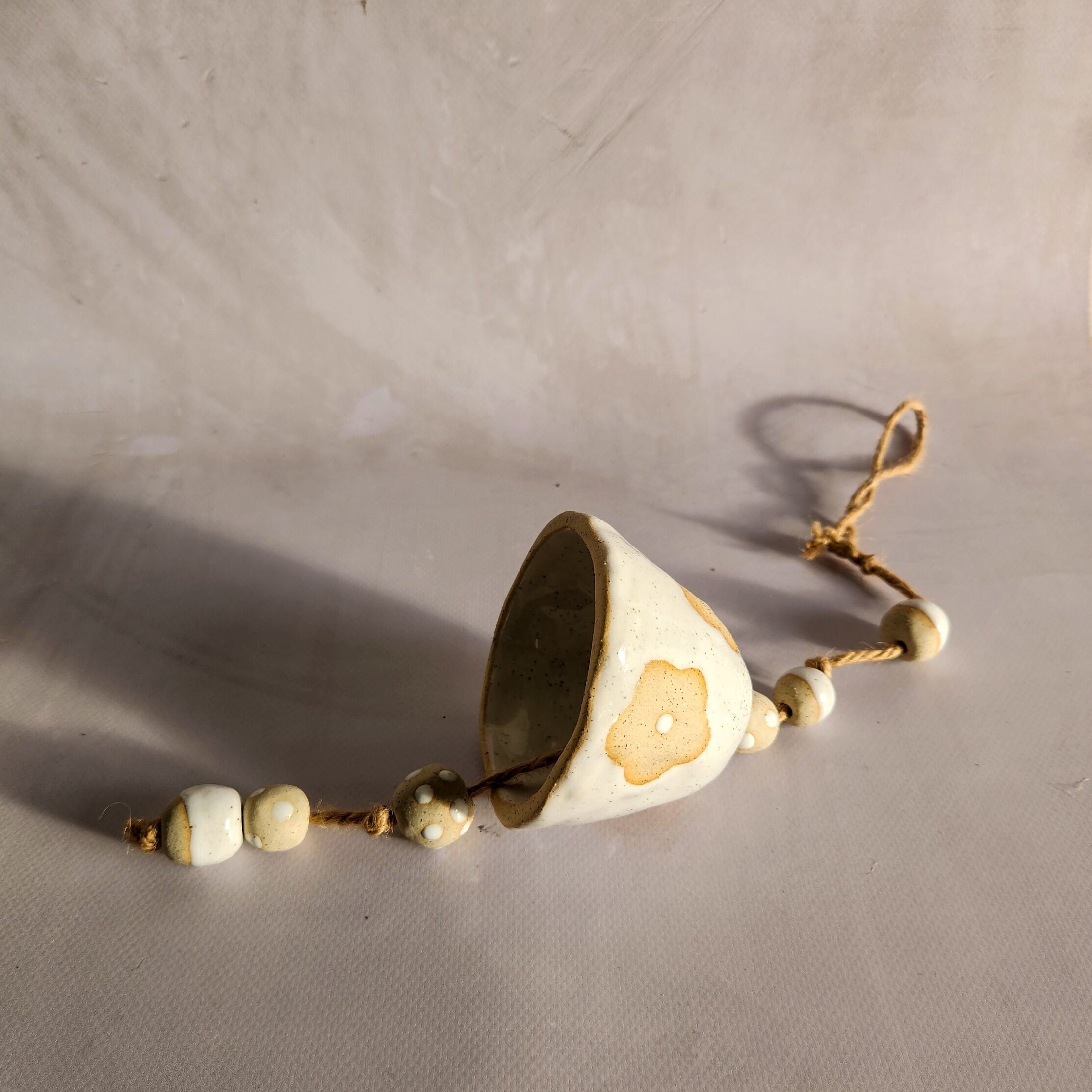 Handmade Ceramic Bell Handmade Ceramic Bell Chime Ceramic Bell ...