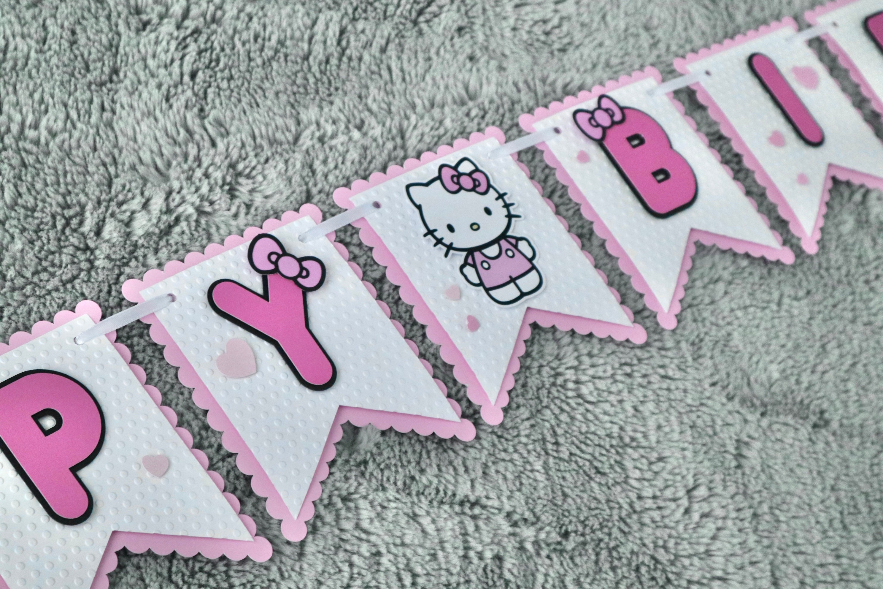 Hello Kitty Happy Birthday Banner Printable