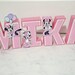 Personalized Minnie Mouse 3D Letters Name Standing Table Decoration ...