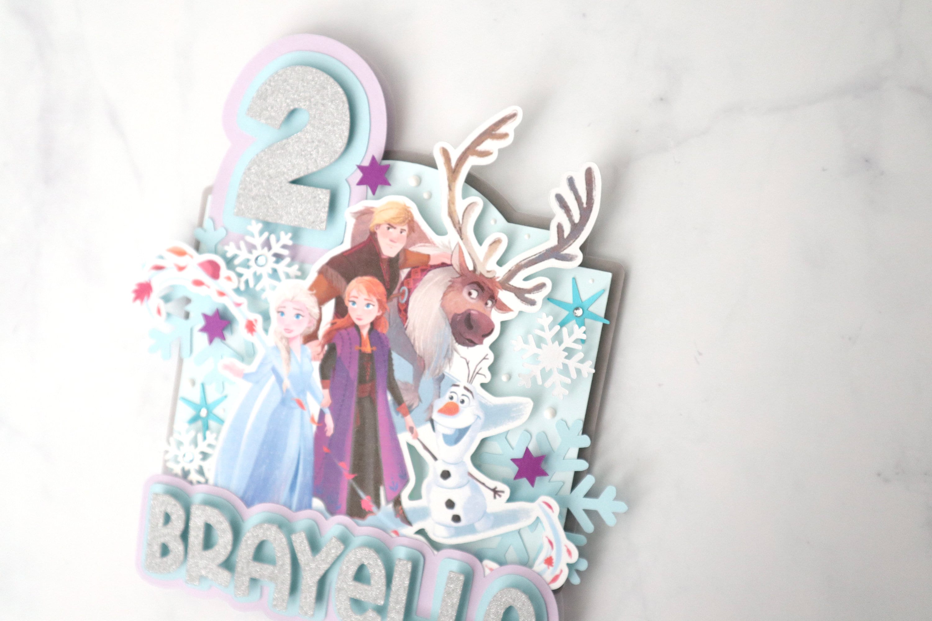 Frozen Cake Topper - Etsy