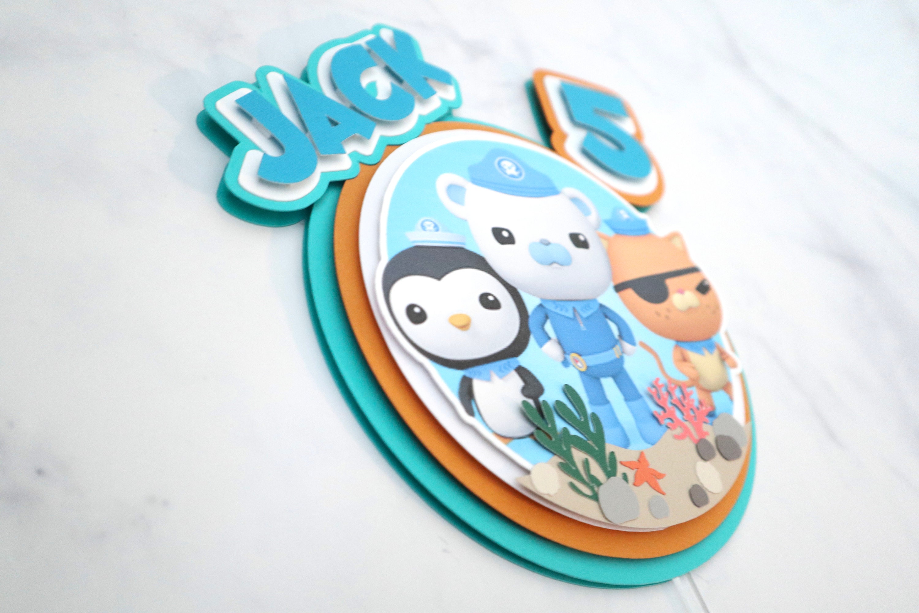The Octonauts Inspired Cake Topper - Etsy
